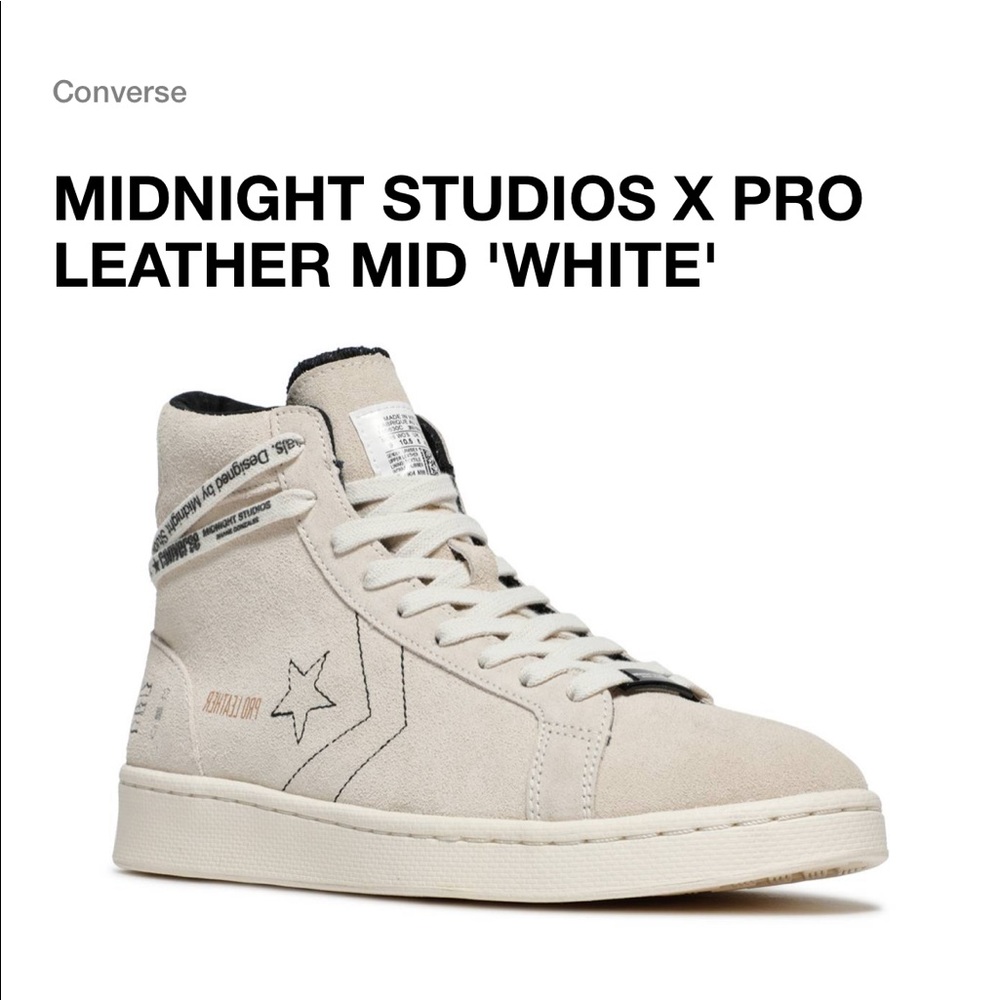 Converse Midnight Studios X Pro Leather Shoes With Bo… - Gem